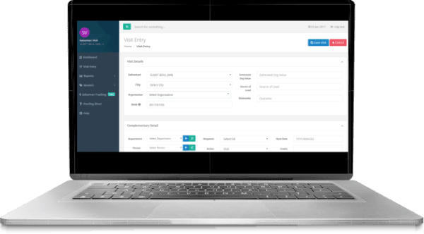 Sales Team Visit Management- System Field Service Management Software